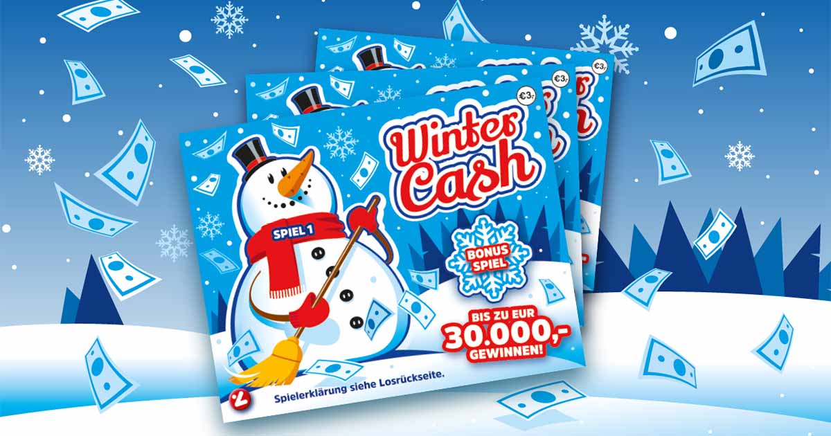 Mit „Winter Cash“ bis zu 30.000 Euro gewinnen