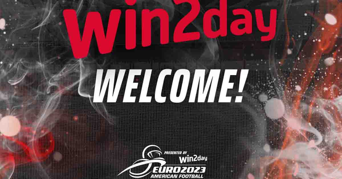 win2day offizieller Hauptsponsor des IFAF Europameisterschafts-Finalspiels